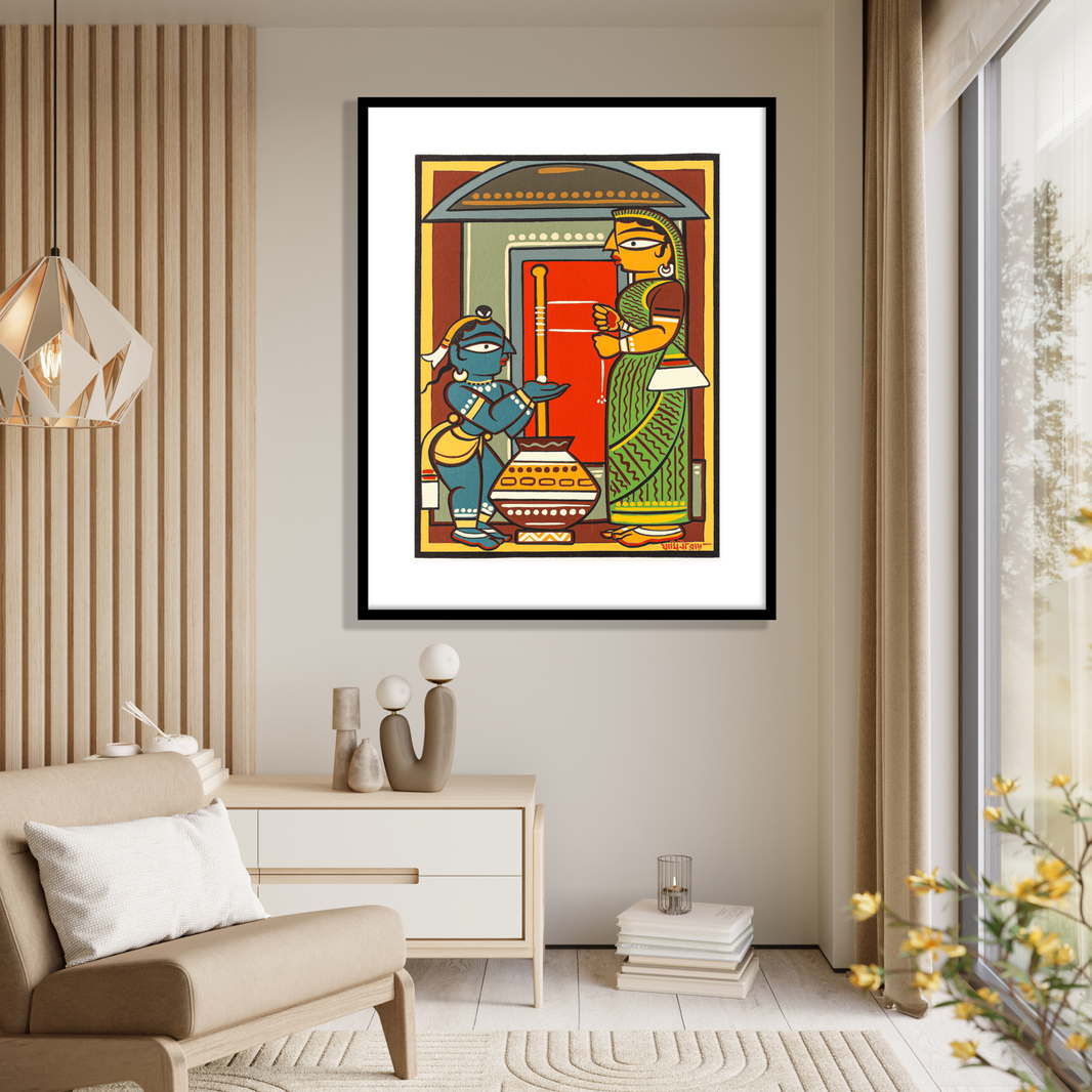 Jamini Roy Paintings & Art Prints | Buy Indian Art Online – The Atrang